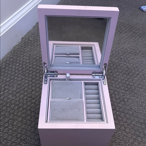 Pandora | Jewelry | Pandora Blush Pink Jewelry Organizer | Poshmark